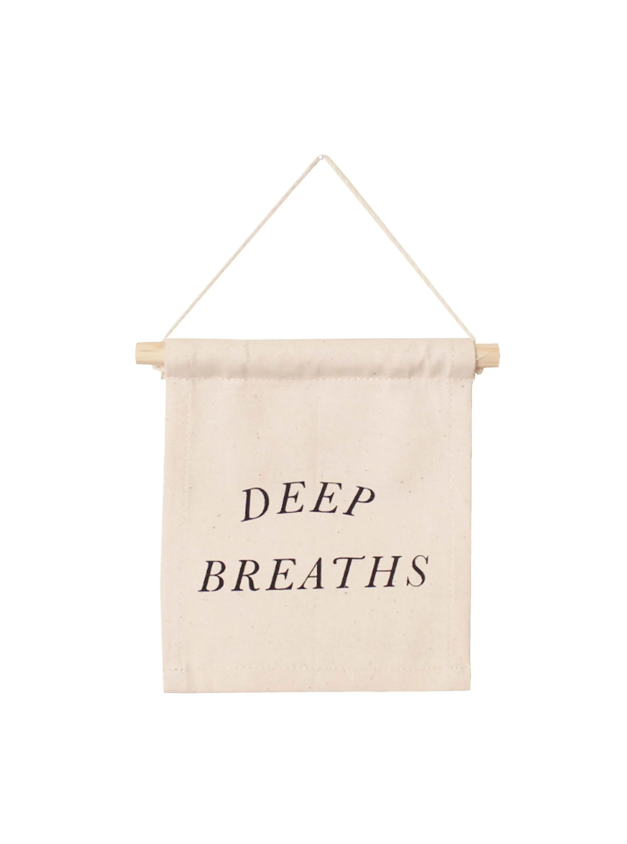 Deep Breaths Hang Sign – Koraa